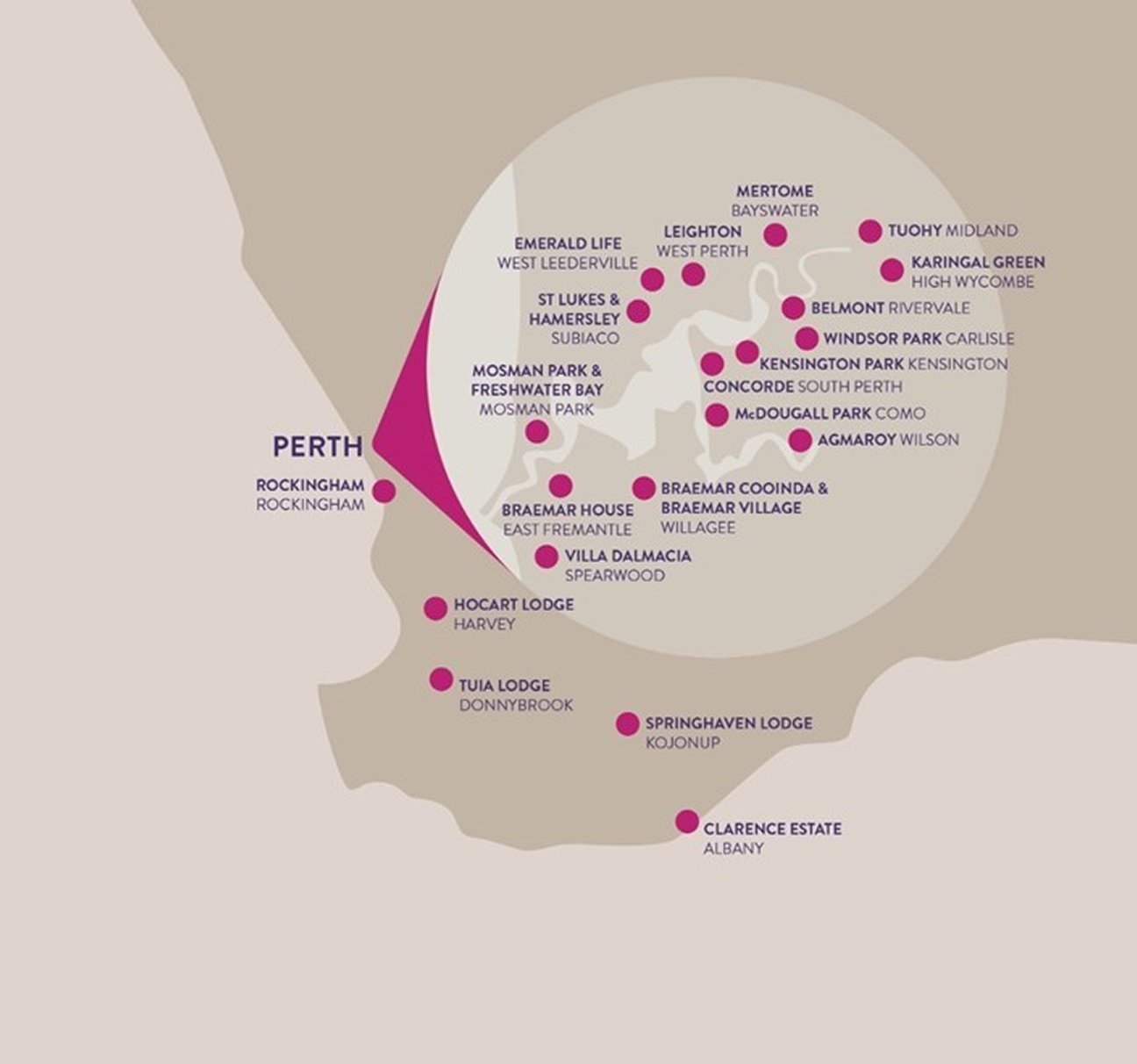 Our Aged Care Homes | Find a Home | Hall & Prior